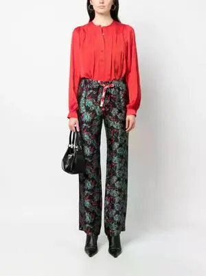 Zadig&Voltaire Tigy Satin-finish Blouse