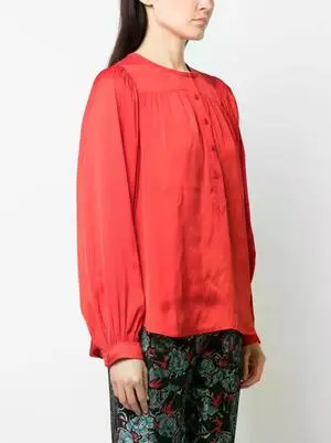 Zadig&Voltaire Tigy Satin-finish Blouse