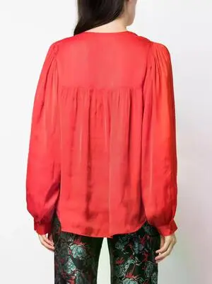 Zadig&Voltaire Tigy Satin-finish Blouse
