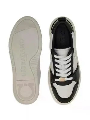 FERRAGAMO Two-tone Leather Sneakers