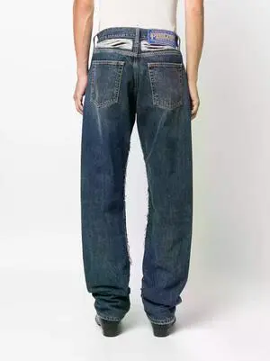 MAISON MARGIELA X Pendleton Yoke-detail Tapered Jeans