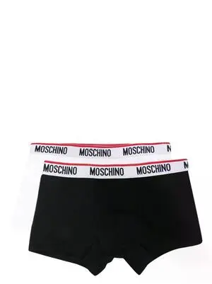 Moschino Logo-print Boxers Set - Black
