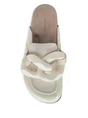 JW Anderson Chain-detail Mules - White