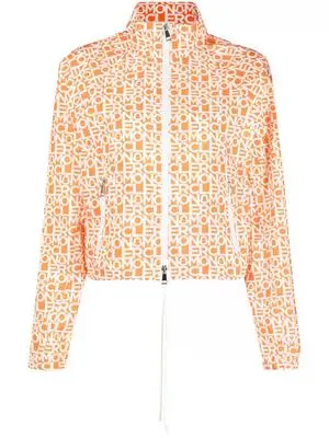 Moncler Alose Logo-print Jacket - Orange