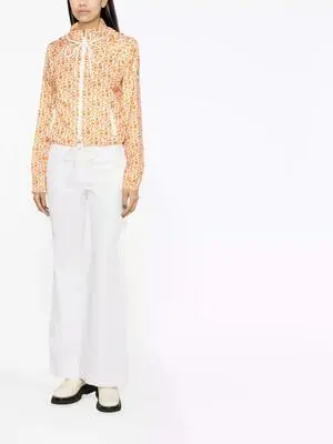 Moncler Alose Logo-print Jacket - Orange