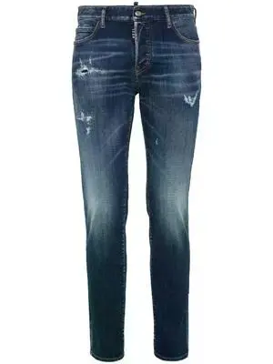 Dsquared2 Distressed Skinny Jeans - Blue