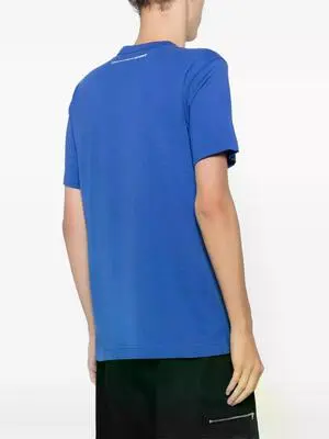 Comme Des Garçons Logo Print T-shirt - Blue