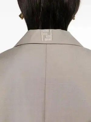 Fendi Embroidered-logo Mohair-wool Waistcoat