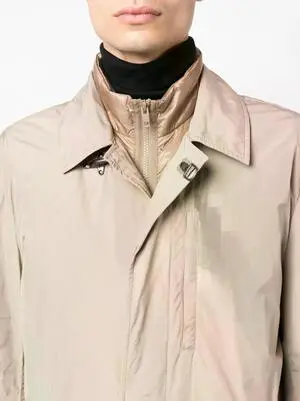 FAY Layered Design Trench Coat