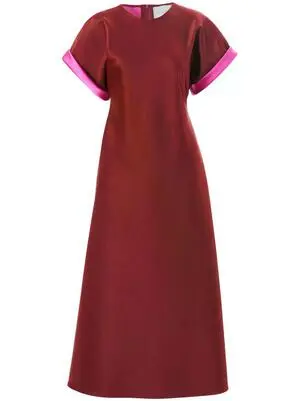 Carolina Herrera Bias-cut Satin Midi Dress