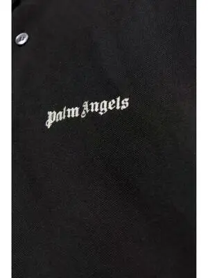 Palm Angels Logo-embroidered Polo Shirt
