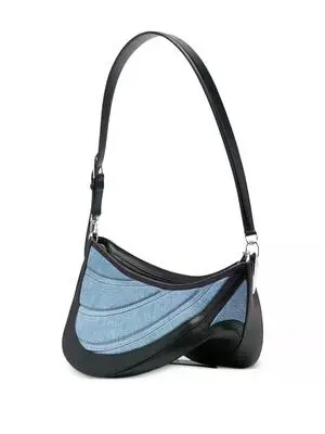 MUGLER Spiral Curve Shoulder Bag