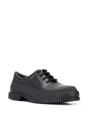 Camper Ridged Sole Lace-up Shoes - Black