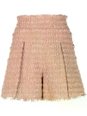 Balmain Tweed Tailored Shorts