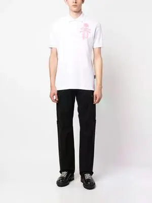 Philipp Plein Skull & Bones Polo Shirt