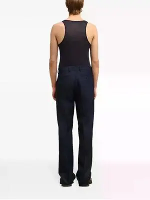 AMI Paris Tailored Wool Trousers - Blue