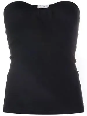 AMIR SLAMA Strapless Tube Top - Black