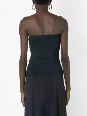 AMIR SLAMA Strapless Tube Top - Black