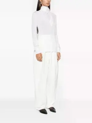 TOTEME Draped-scarf Sweater