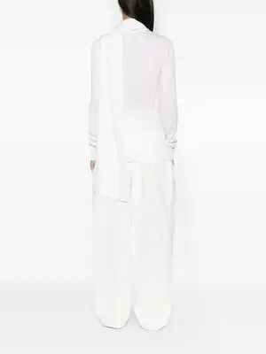 TOTEME Draped-scarf Sweater