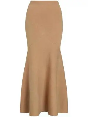 PATOU Peplum Maxi Skirt