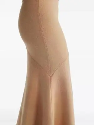 PATOU Peplum Maxi Skirt