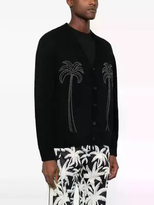 Palm Angels Milano Studded Cardigan