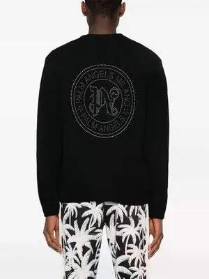 Palm Angels Milano Studded Cardigan