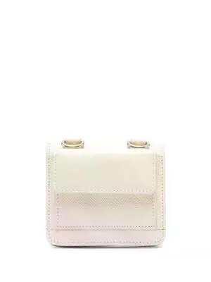 AMI Paris De Coeur Leather Card Holder - Neutrals