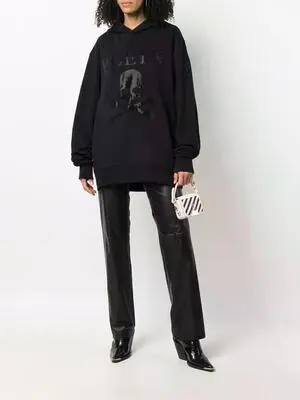 Philipp Plein Crystal Skull Pullover Hoodie