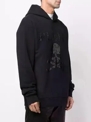 Philipp Plein Crystal Skull Pullover Hoodie
