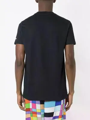 AMIR SLAMA Graphic-print Embroidered T-shirt