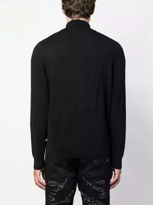Philipp Plein Roll-neck Merino Wool Jumper
