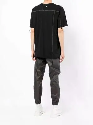 ISAAC SELLAM EXPERIENCE Seam-detailing Cotton T-shirt