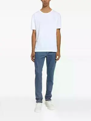 Dolce & Gabbana Slim-cut Logo-patch Jeans