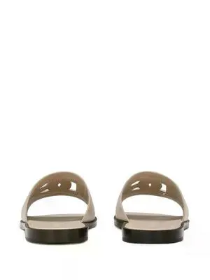 Dolce & Gabbana Leather Sandals - Neutrals
