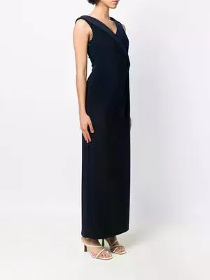 Ralph Lauren Sleeveless V-neck Maxi Dress