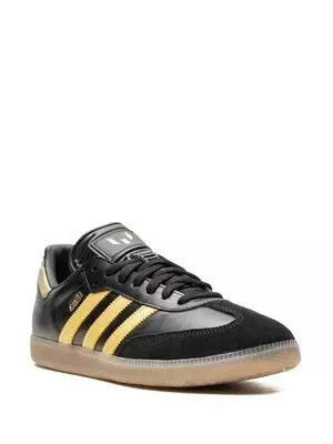 Adidas X Lionel Messi Samba Gold Sneakers - Black