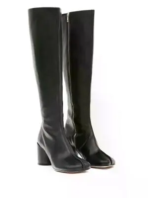 MAISON MARGIELA Leather Anatomic Toe Knee-high Boots