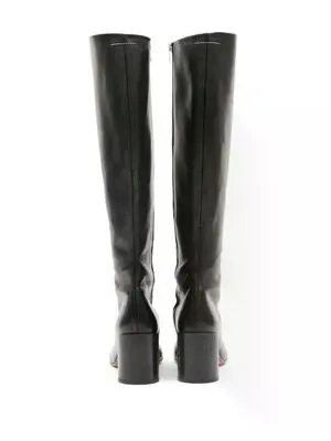 MAISON MARGIELA Leather Anatomic Toe Knee-high Boots