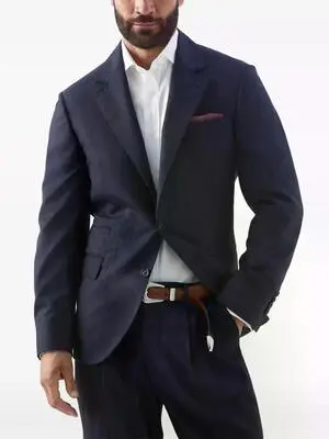 Brunello Cucinelli Pinstripe Virgin-wool Blazer