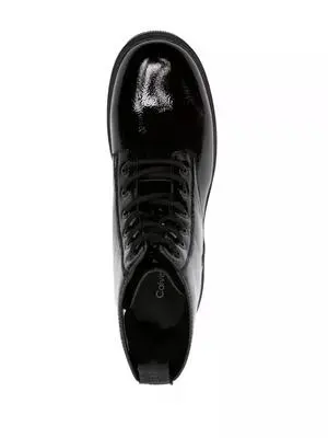 Calvin Klein 60mm Glossy Ankle Boots