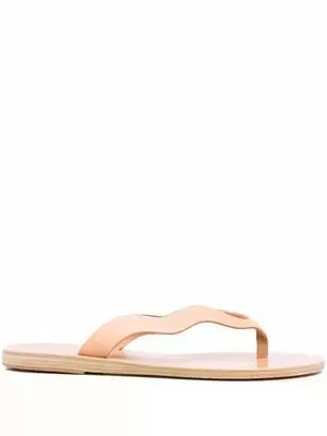 ANCIENT GREEK SANDALS Leather Flip Flops - Neutrals
