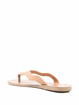 ANCIENT GREEK SANDALS Leather Flip Flops - Neutrals