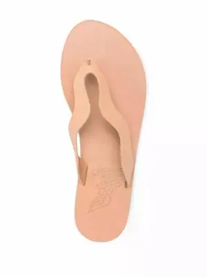 ANCIENT GREEK SANDALS Leather Flip Flops - Neutrals