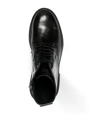 Calvin Klein Leather Lace-up Boots