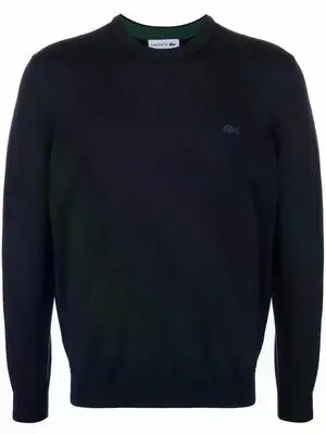 Lacoste Logo Embroidered Jumper - Blue
