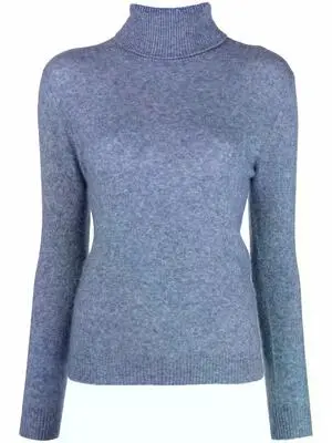 LISKA Cashmere-silk Roll-neck Sweater