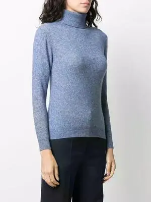 LISKA Cashmere-silk Roll-neck Sweater