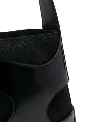 FERRAGAMO Cut-out Leather Shoulder Bag